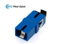 China Low Insertion Loss Flangeless SC Fiber Adapter Simplex Duplex with Inner Shutter for sale
