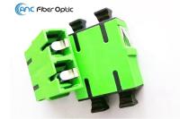 China Low Insertion Loss Flangeless SC Fiber Adapter Simplex Duplex with Inner Shutter for sale