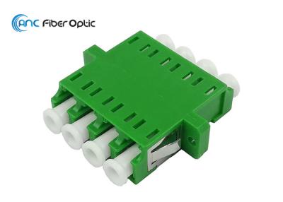 Cina 4 clip ceramica a fibra ottica del metallo della manica SUS304 dell'adattatore 0.1dB del quadrato di LC del porto con la flangia in vendita