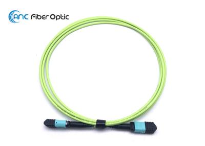 Cina 12 fibra MPO femminile al tipo B delle Assemblee di cavo a fibre ottiche di MPO OM5 50/125 in vendita