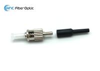 China ST Fiber Patch Cord Connector Multimode / Singlemode Zinc Alloy For 0.9mm Cable for sale