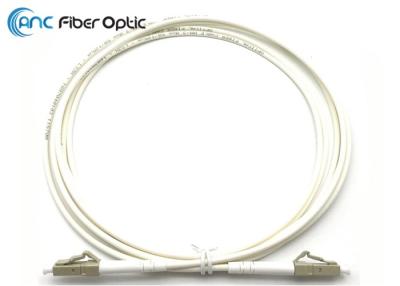 China LSZH PVC Jacket Fiber Optic Patch Cord Simplex MM LC SC FC ST Connector Durable for sale