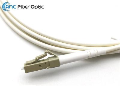 China LSZH PVC Jacket Fiber Optic Patch Cord Simplex MM LC SC FC ST Connector Durable for sale