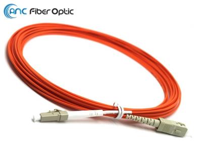 China LSZH PVC Jacket Fiber Optic Patch Cord Simplex MM LC SC FC ST Connector Durable for sale