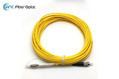 China DIN Fiber Optic Patch Cord Singlemode Multimode DIN To FC Simplex 15M 3.0mm for sale