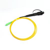 China Mini SC APC Fiber Optic Patch Cord Simplex 3.0mm Indoor Cable Compatible Huawei for sale