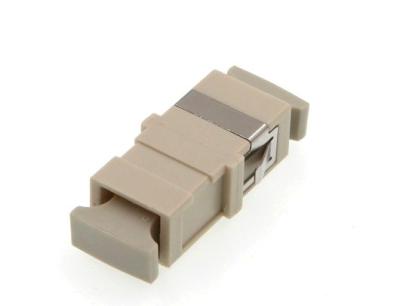 China Van de Vezel Optische Adapters van Sc de Simplex Blauwgroene Beige Aqua Violette Facultatieve Kleur van Flangeless Te koop