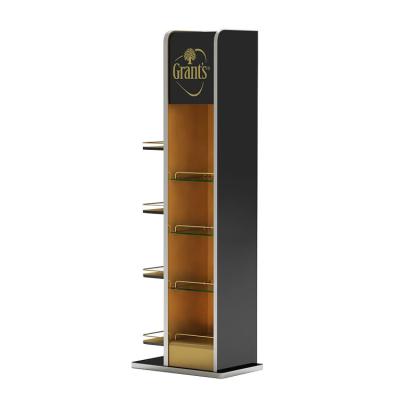 China Stackable Free Standing Display Rack Supermarket Beverage Juice Display Stand for sale