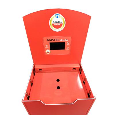 China Soporte vertical automático modificado para requisitos particulares del dispensador de la bebida del vendedor del soporte de exhibición del vino en venta