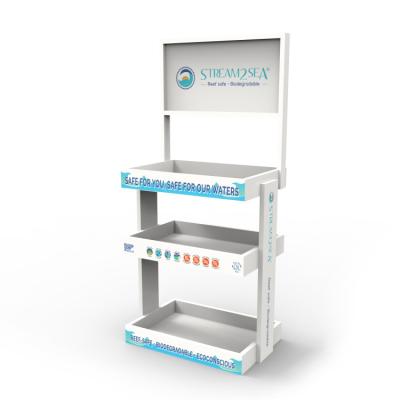 中国 カウンタートップの化粧品の陳列台の木のスキン ケアの小売りの構造の表示を陳列台 販売のため