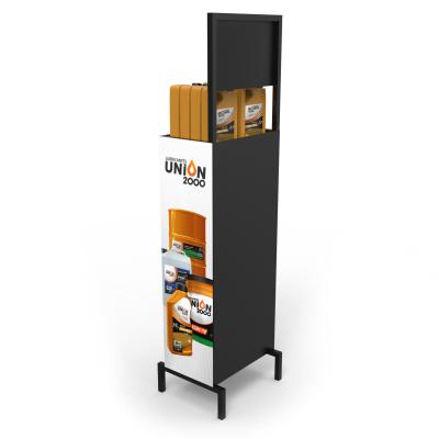 China Castrol Lubricating Motor Oil Display Rack Engine Oil Display Rack For Garage for sale