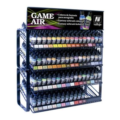China Spray Paint Metal Display Stands Tin Beer Can Display Shelf For Supermarket for sale
