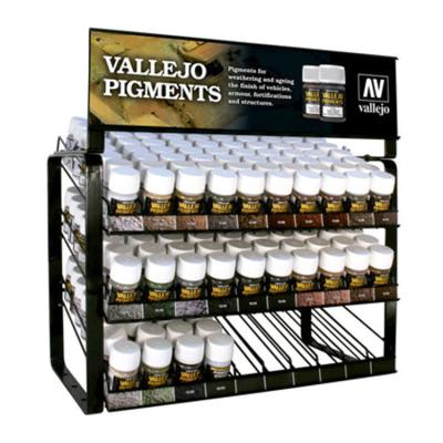 China Spray Paint Metal Display Stands Tin Beer Can Display Shelf For Supermarket for sale