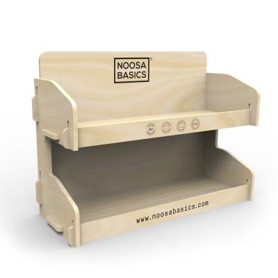 China Dismountable Wooden Display Stand Wooden Hand Cream Display Stand for sale