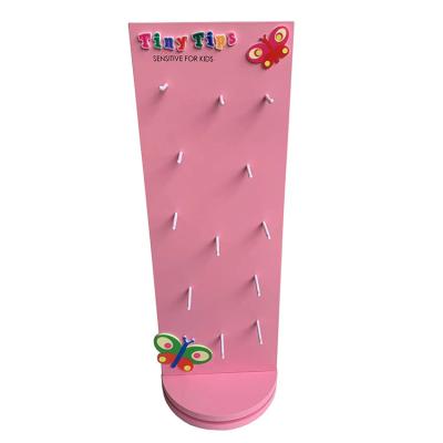 China Modern Wooden Display Stand Free Standing Turning Display Stand Tiny Tips Sensitive For Kids for sale
