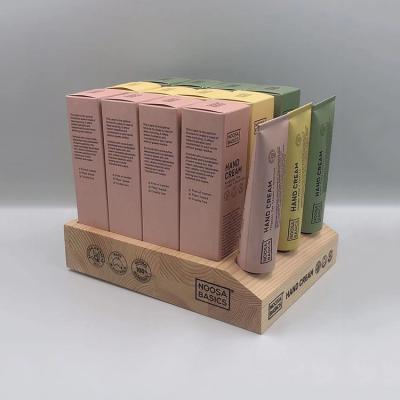 Cina Banco di mostra cosmetico della crema per le mani del supporto dell'esposizione di legno del deposito in vendita