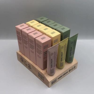Cina Banco di mostra cosmetico della crema per le mani del supporto dell'esposizione di legno del deposito in vendita