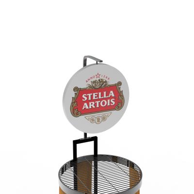 Cina Il grande scaffale di esposizione commerciale di strato del nastro metallico della birra del supermercato può essere personalizzato in vendita