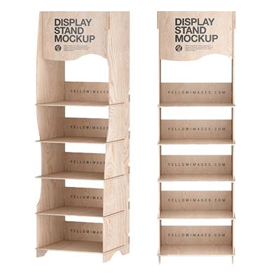 China Customizable Electronic Product Display Racks Plywood Shelves For Commercial Supermarkets for sale