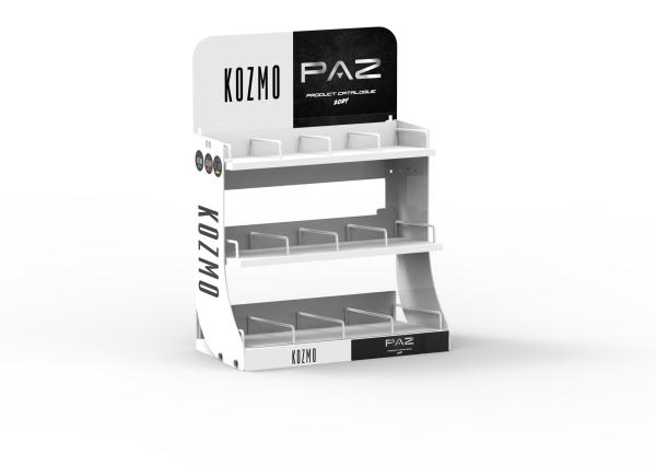Customized factory smoke shop display rack, store fixed device display tobacco display