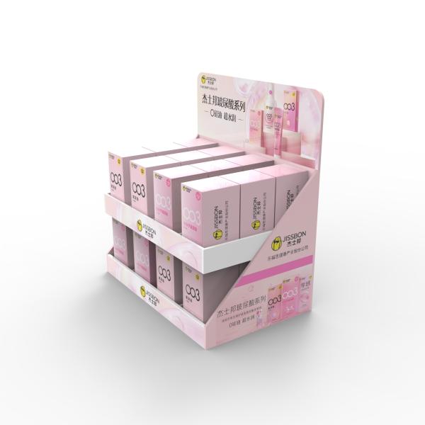 Customized Cardboard Condom Tabletop Display Rack 24-Hour Free Design Wholesale For Supermarkets
