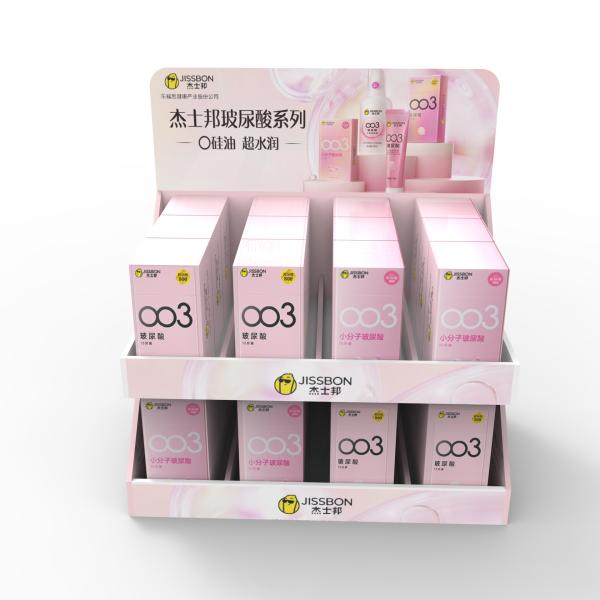 Customized Cardboard Condom Tabletop Display Rack 24-Hour Free Design Wholesale For Supermarkets