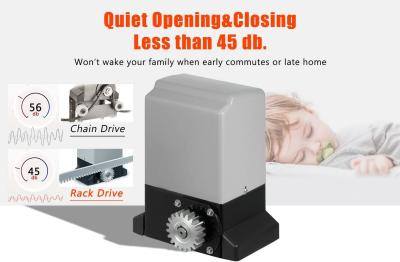 China Home Sliding Gate Operator Smart Lock Remote Control Low Noise AC 110V 220V for sale