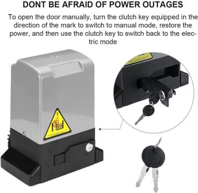 China Home Sliding Gate Operator Smart Lock Remote Control Low Noise AC 110V 220V for sale