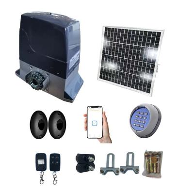 China Sliding Automatic Gate Opener Motor DC Motor Hardware Electric Security System Kit for sale