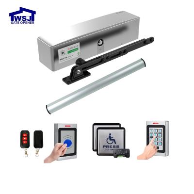China Automatic Swing Gate Opener with 24V DC Brushless Motor 180kg Capacity and Adjustable Speed for sale