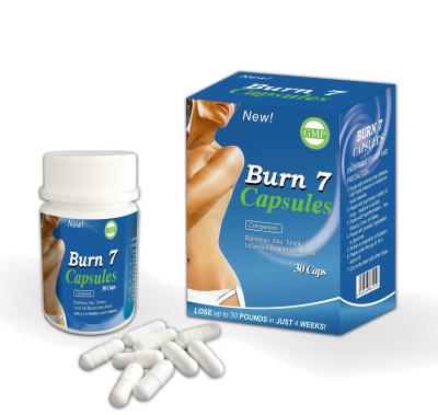 China High Efficiency Burn 7 Natural Slimming Capsules, Safe Weight Loss Pills For Face Beauty for sale