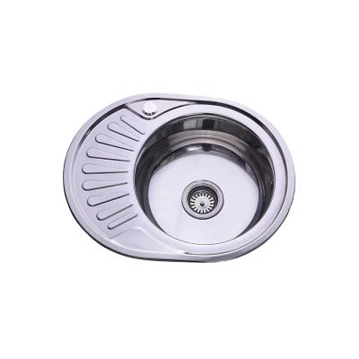 China Round Bowl Shape and Single Bowl Sink Style cheap kitchen sink low price for sale