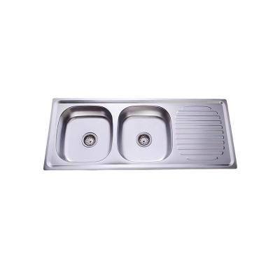 China pedicure sinks wholesale sink vessel bowls stainless steel kitchen with double drainboard for sale