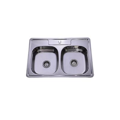 China American Sereis WY-3322 Inch Undermount Double BowlStainless steel sink for sale