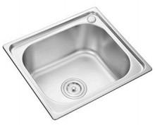 China small square stainless steel satin plating kitchen sink 38*33CM for sale