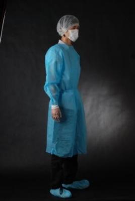 China Custom Size Disposable Medical Protective Apparel Dustproof Waterproof for sale