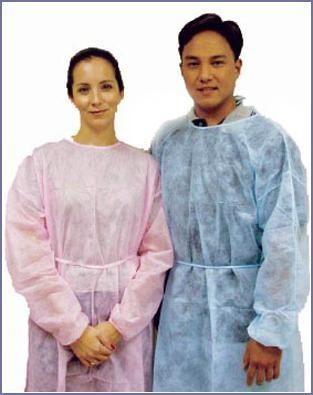 Cina Il dottore eliminabile molle Gown Customized Size For medico/ospedale in vendita