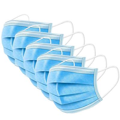 China Soft 3 Ply Disposable Face Mask Personal Care / Construction Breathing Masks for sale