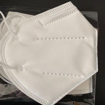 China PM 2.5 Protection Folding FFP2 Mask White Color Fold Ffp2 KN95 Mask for sale
