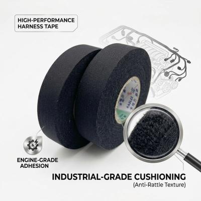 China Kablee Anti Rattle Cloth Automotive Wire Harness Tape Noise Damping Protective Abrasion Resistant for sale