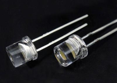 China Top quality 5mm concave water clear super cold white led diodes for sale