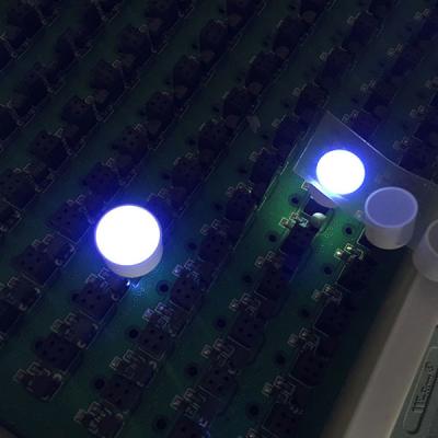 China Special round and square led diode with bi-color,white color and OEM/ODM design led mould display for sale