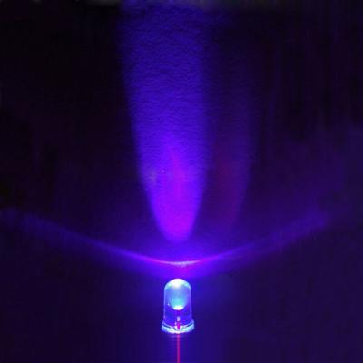 China Price list for electronic components diameter 5mm round mini uv led diode 365nm for sale