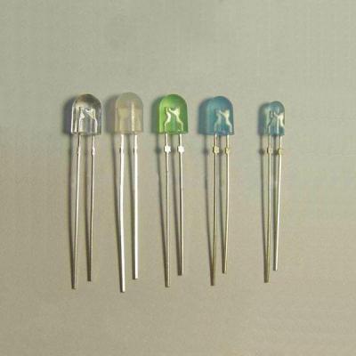 China 5mm high brightness led diode 546 oval color diffused diodes for sale