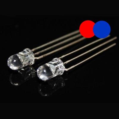 China 3mm/5mm/10mm round diode high lumen led lamp bi-color led diodes with common anode for sale