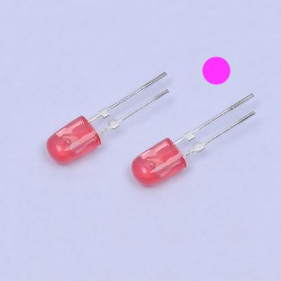 China 546 short pins oval super pink diode led for indoor & outdoor led module display for sale