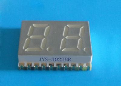 China Cheap price 0.3inch dual 2 digits SMD 7 segments led display with super red JYS-3022BR for sale