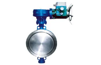 China D973H/F/X-6C/10C/16C/25 Triple Eccentric Hard Seal Motorized Driven Wafer Type Butterfly  Cast Steel and Stainless Steel for sale