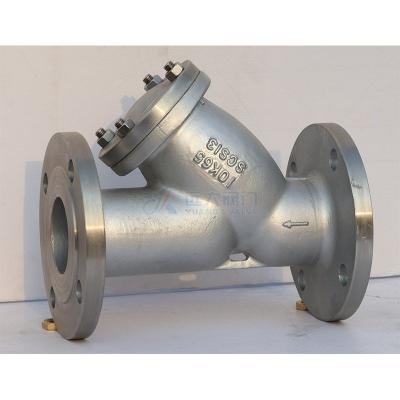 China KS Stainlees Steel Middle Flange Strainer Stainless Steel Y Type Strainer China Famous Valves for sale