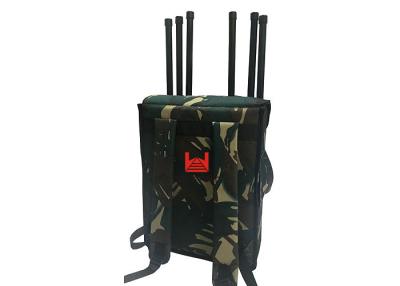 China Tipo portátil tático da trouxa de W do jammer 120 do sinal do telefone celular de Manpack à venda